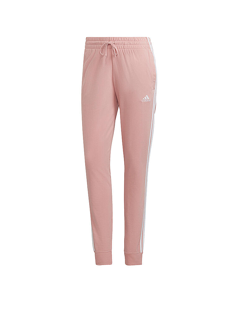 ADIDAS Damen Jogginghose Essentials 3-Streifen rosa