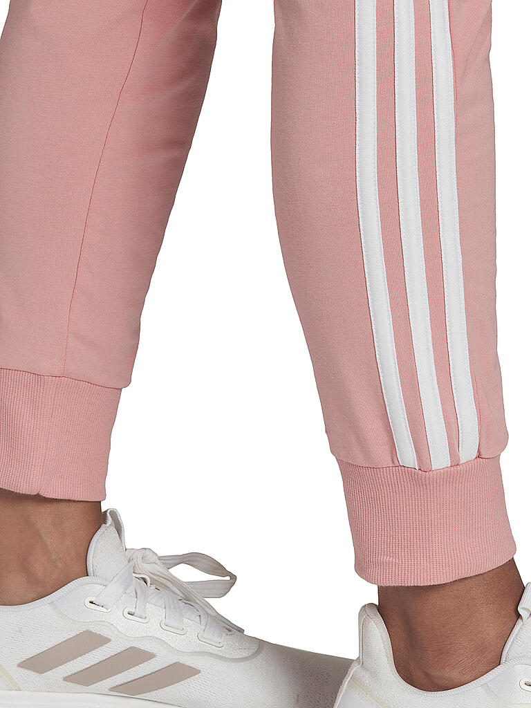 Adidas Damen Jogginghose Essentials 3 Streifen Rosa