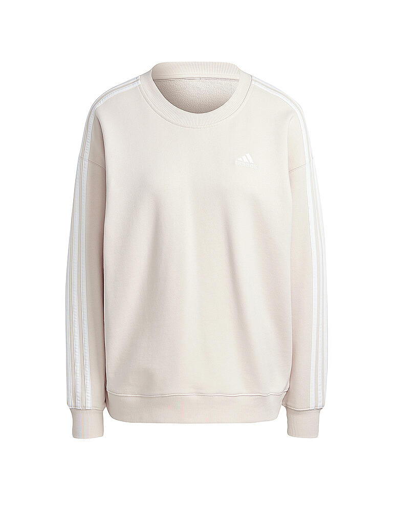 ADIDAS Damen Sweater Essentials 3-Stripes beige