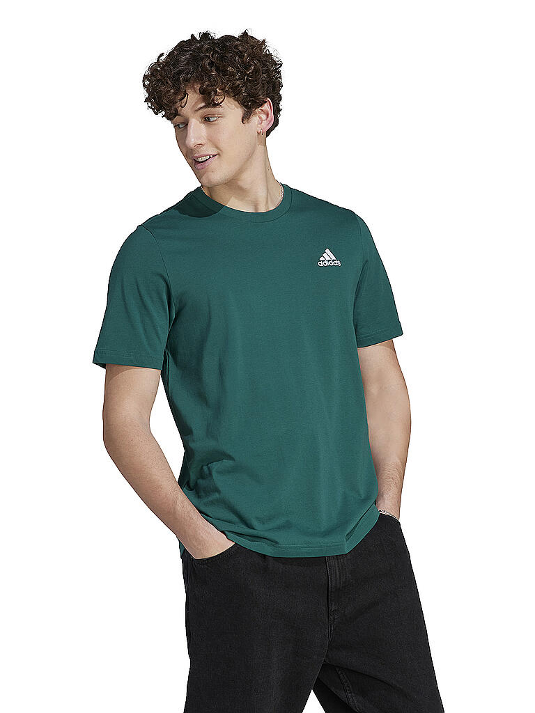 ADIDAS Herren T-Shirt Essentials Single Jersey Embroidered Small Logo ...