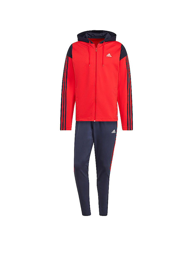 Adidas Herren Trainingsanzug Adidas Sportswear Ribbed Insert Rot
