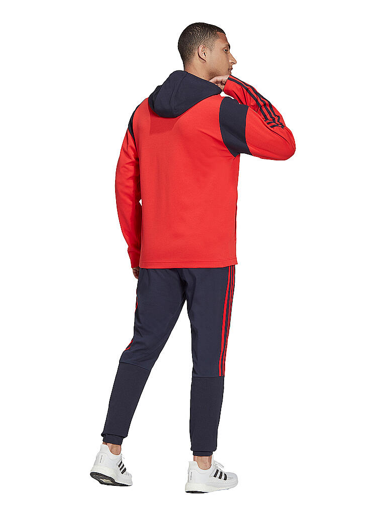 Adidas Herren Trainingsanzug Adidas Sportswear Ribbed Insert Rot