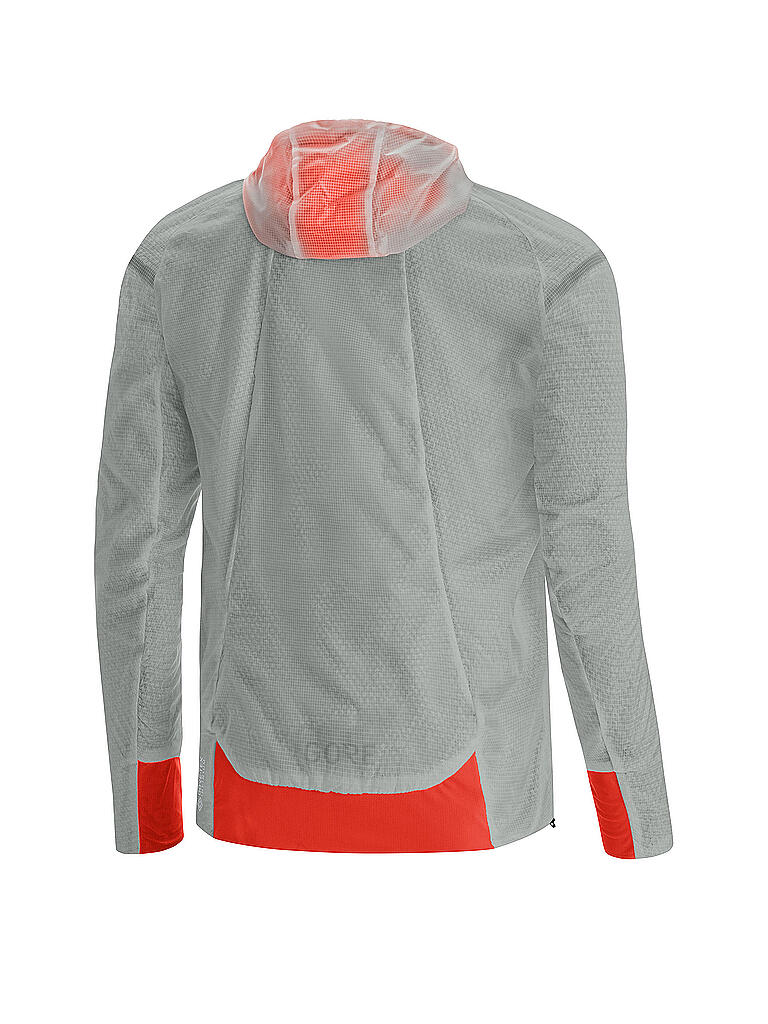 GORE Herren Laufjacke Insulated R5 Infinium™ GTX grau