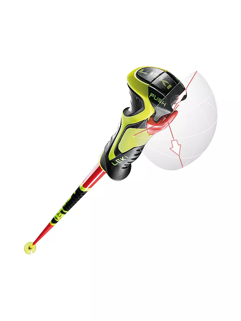 LEKI Kinder Skistöcke WCR Lite SL 3D rot