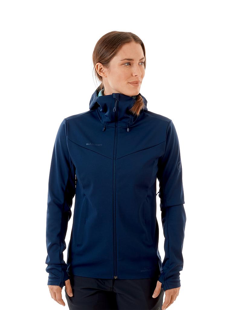 MAMMUT Damen Softshelljacke Ultimate GORE® WINDSTOPPER® blau