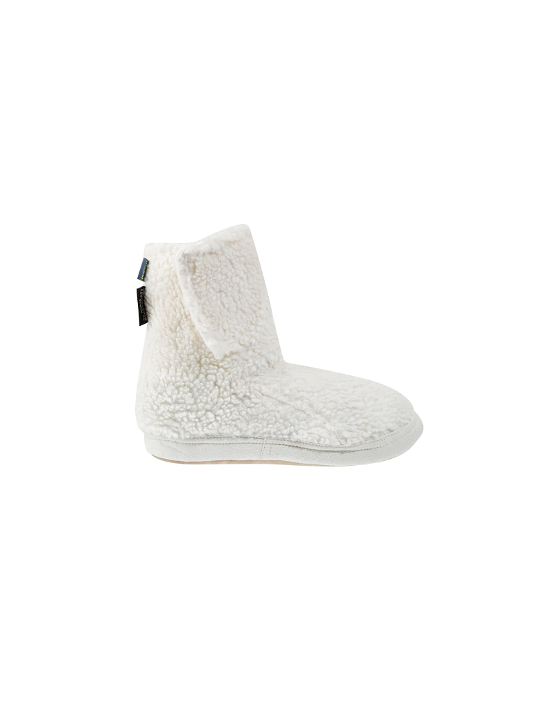 MERU Damen Hüttenschuh Slipper Fleece Bever