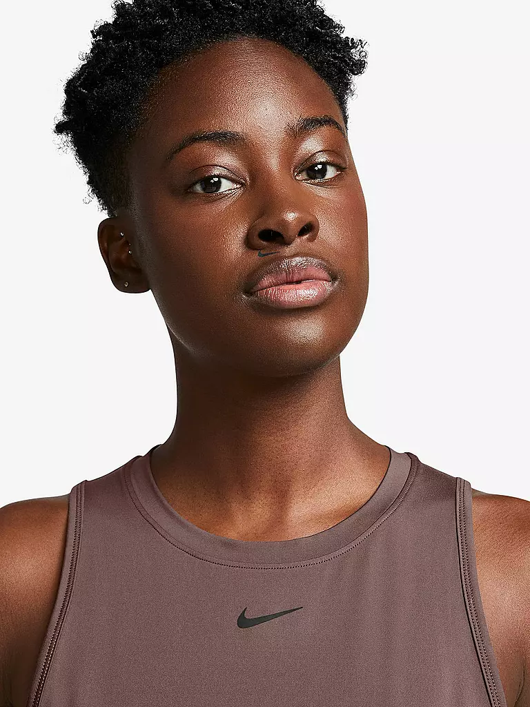 NIKE Damen Fitnesstank One Classic Dri-FIT kupfer