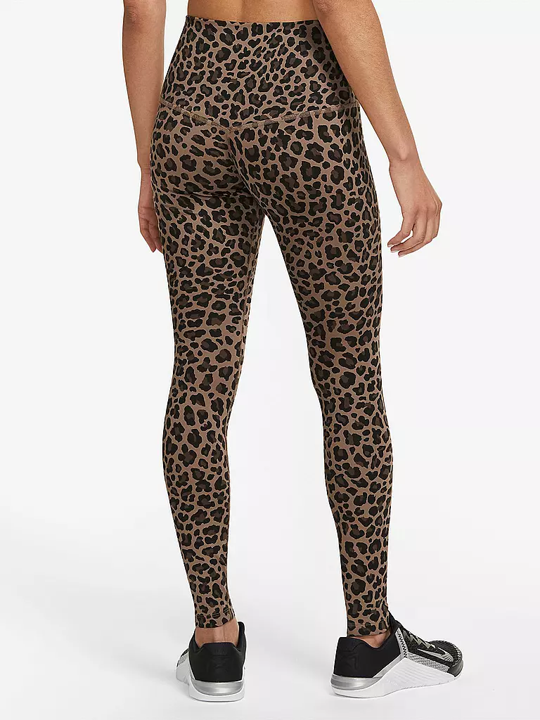 NIKE Damen Fitnesstight Dri-FIT One braun