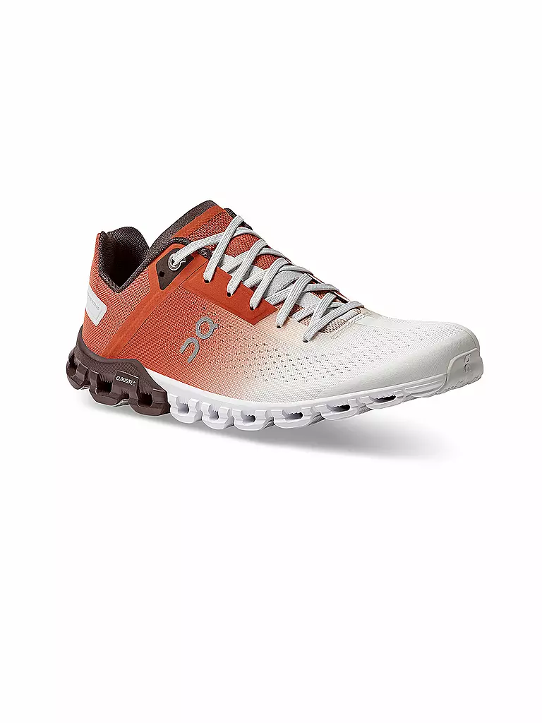 ON Damen Laufschuhe Cloudflow RUST WHITE rot