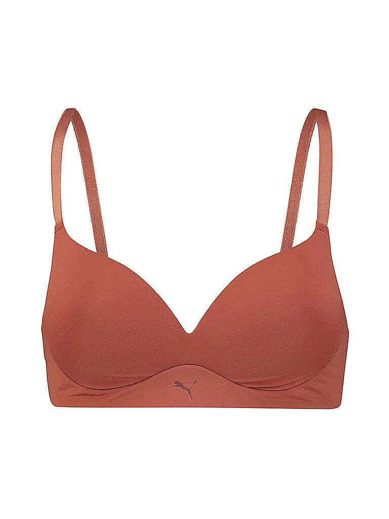 PUMA Damen Sport-BH Soft Padded braun