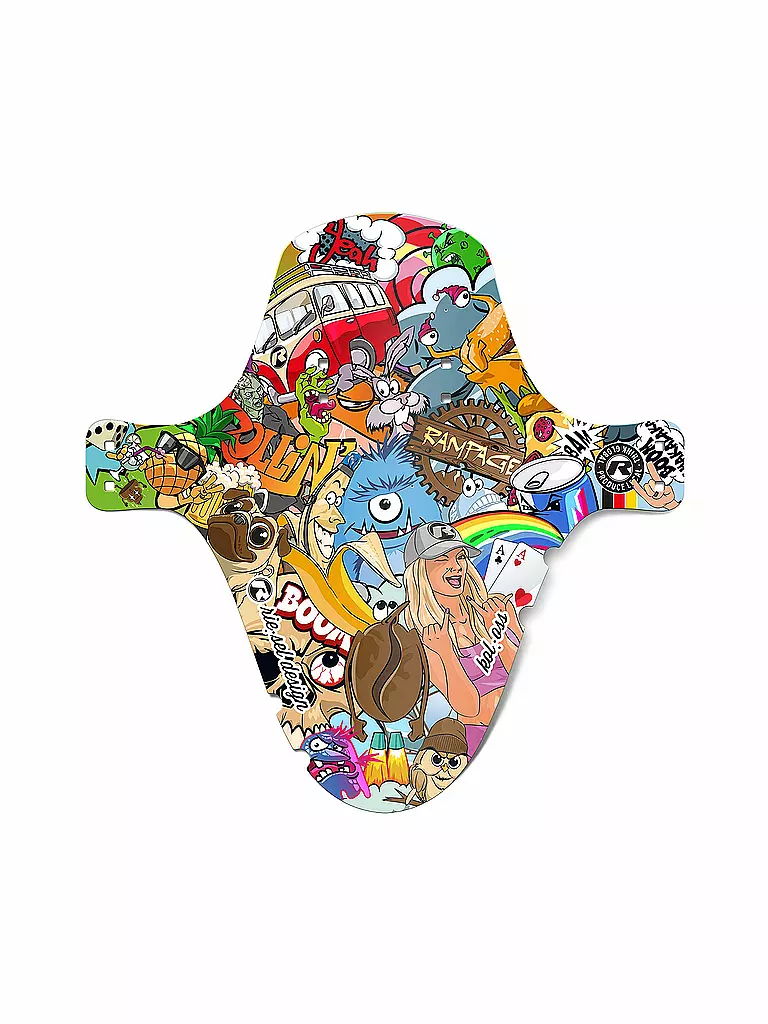 RIESEL DESIGN Mudguard kol:oss Stickerbomb Eyecatcher bunt